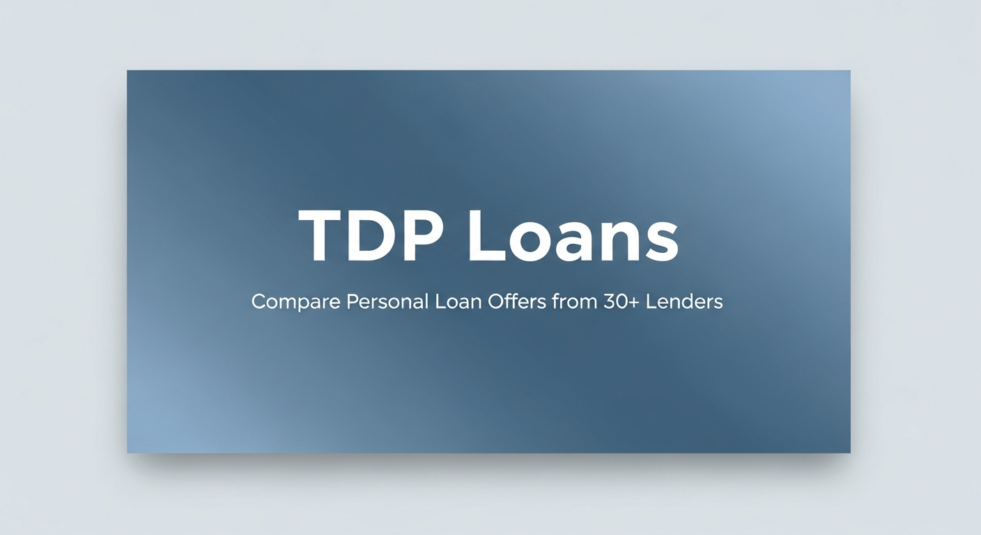 TDP Loans - Compare Personal Loan Offers | Debt Consolidation & More